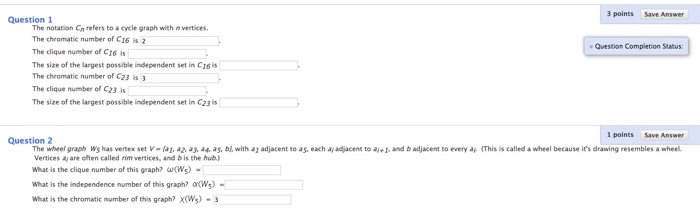 Solved The notation C_n refers to a cycle graph with n | Chegg.com