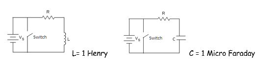 Solved Two series circuits with switch is shown below. One | Chegg.com
