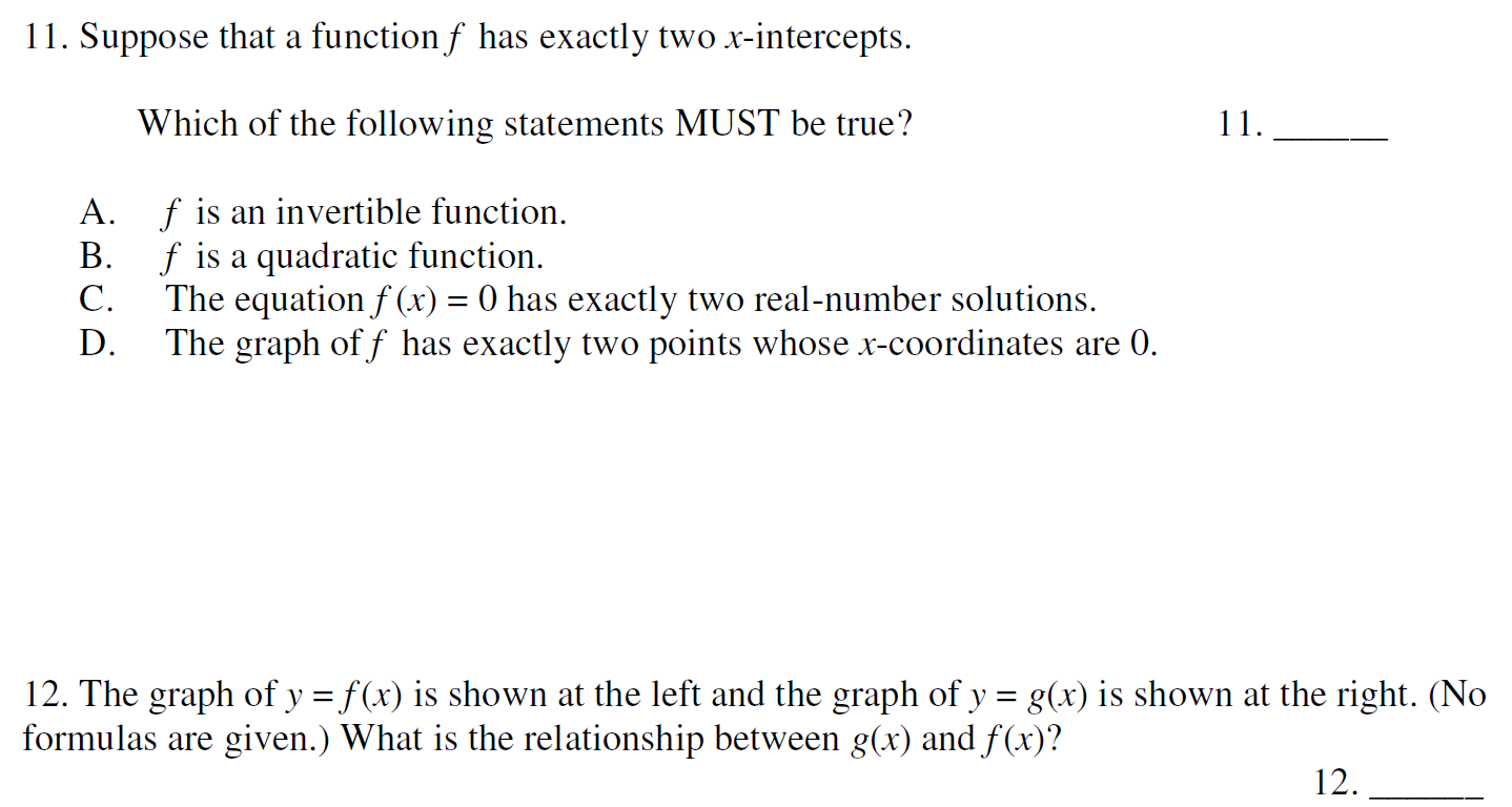 Solved Suppose that a function f has exactly two | Chegg.com