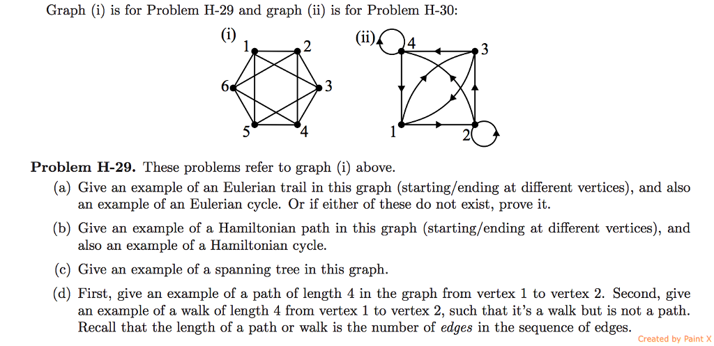 Solved Graph (i) is for Problem H-29 and graph (ii) is for | Chegg.com