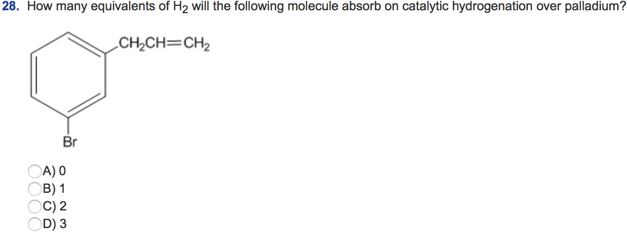 Solved H. CH3COCI/AICI3 A. Br2, FeBr3 B. Cl2, FeCl3 C. | Chegg.com
