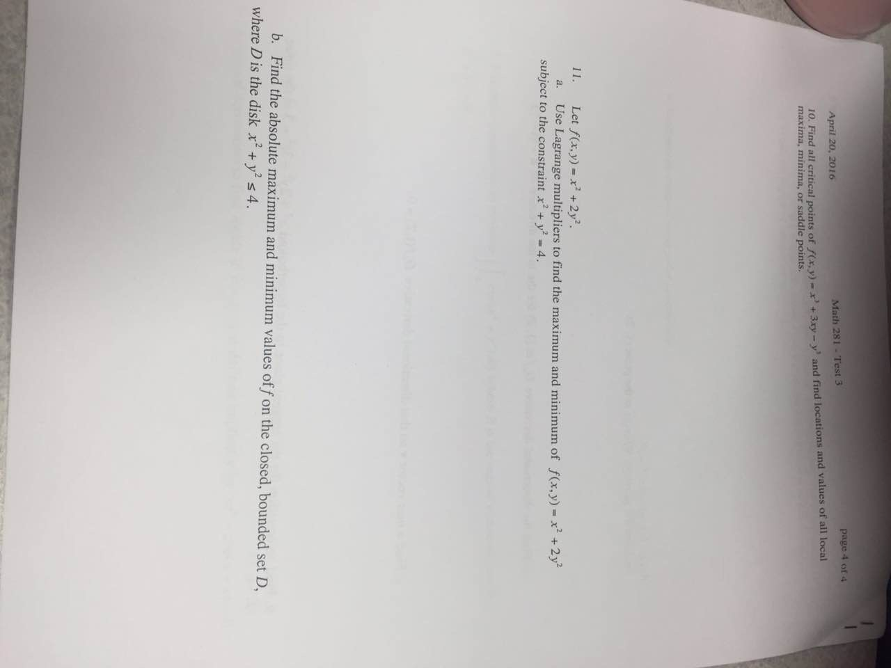 Solved Find all critical points of f(x, y) = x^3 + 3xy - y^3 | Chegg.com