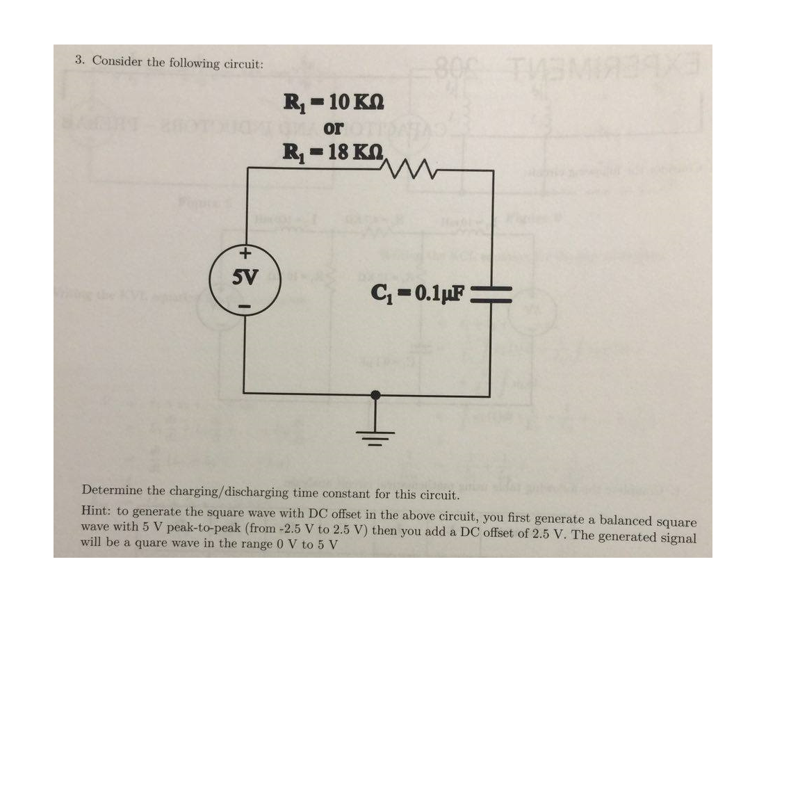 Solved Consider the following circuit: Determine the | Chegg.com