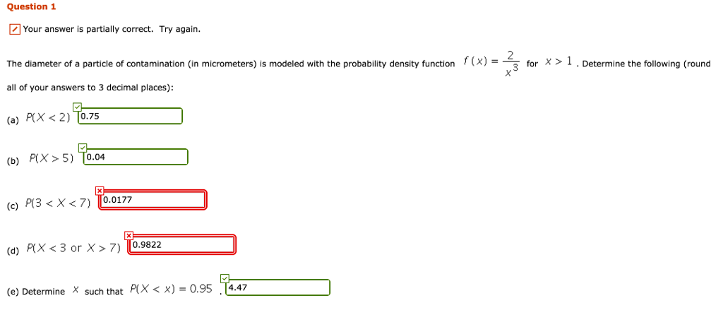 Solved The Diameter Of A Particle Of Contamination In