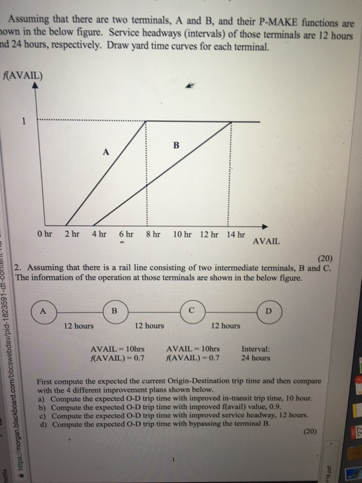 Assuming that there are two terminals, A and B, and | Chegg.com