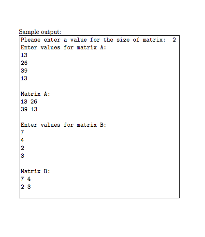 2. Matrix Utilities (matrix utils.c) A dynamic | Chegg.com