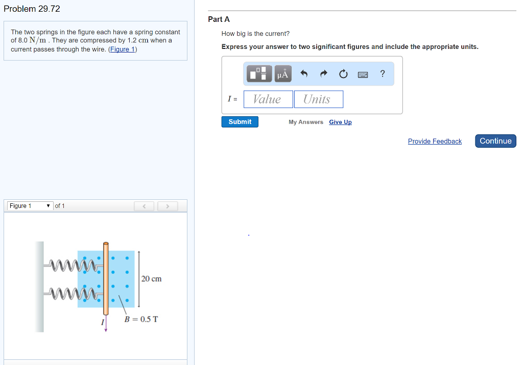 Solved The two springs in the figure each have a spring | Chegg.com