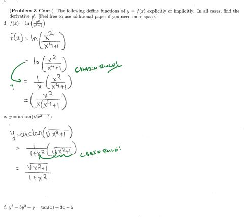 Solved The following define functions of y = f (x) | Chegg.com