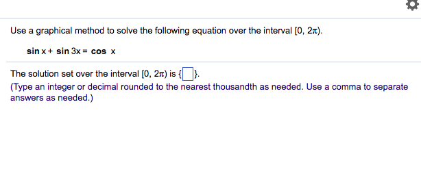 Solved Use a graphical method to solve the following | Chegg.com