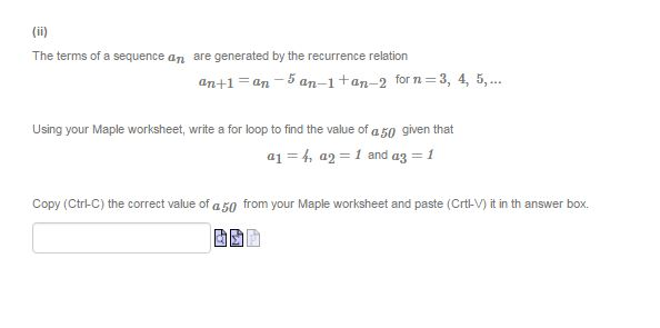 Solved I need to write maple code to solve this however if | Chegg.com