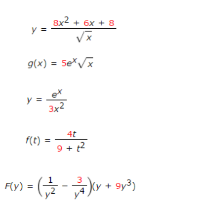 Solved Differentiate the function. | Chegg.com