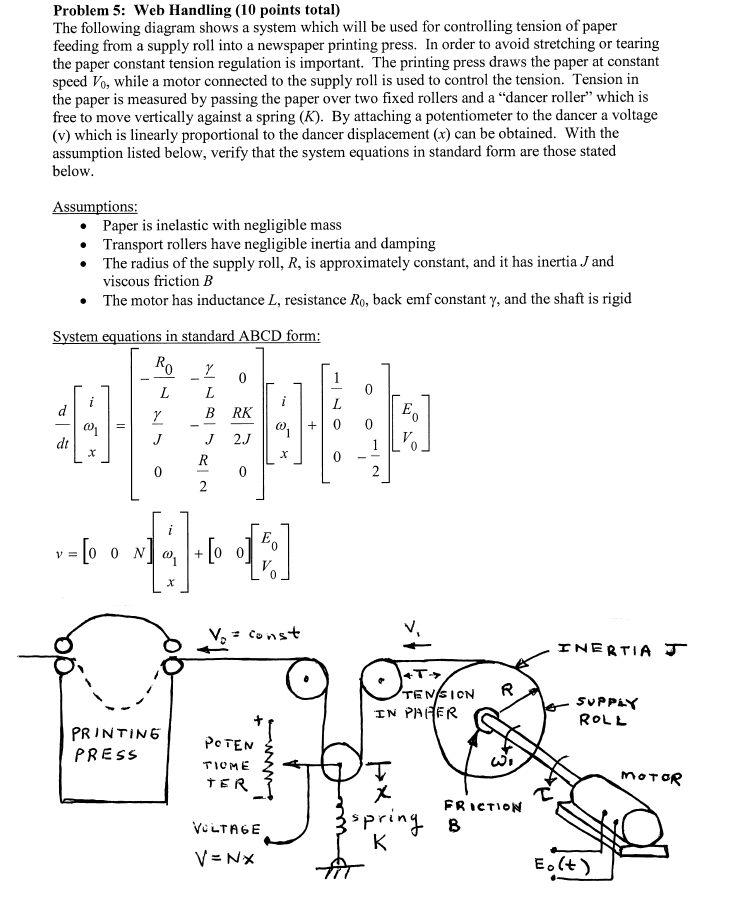 Problem 5: Web Handling The following diagram shows a | Chegg.com