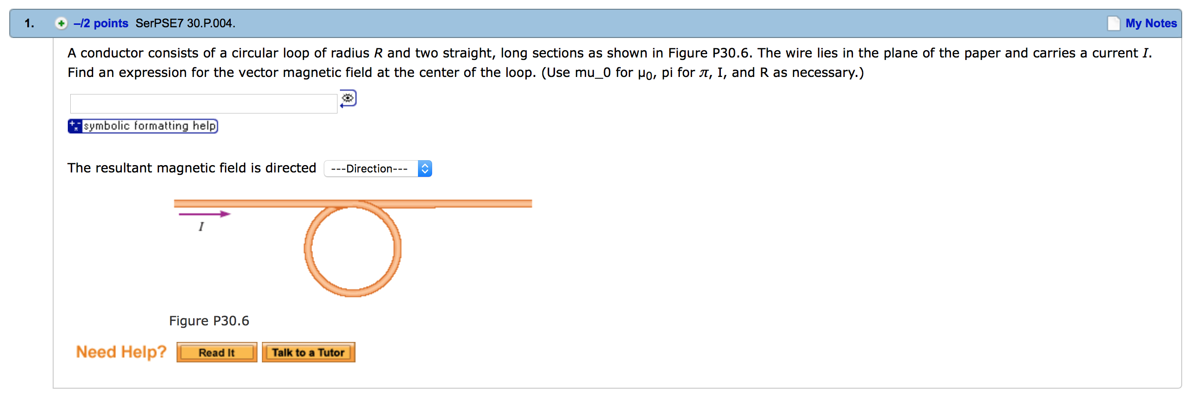 Solved A conductor consists of a circular loop of radius R | Chegg.com