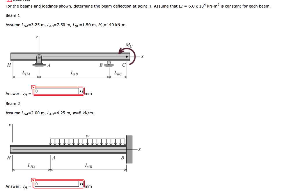 Solved For the beams and loadings shown, determine the beam | Chegg.com