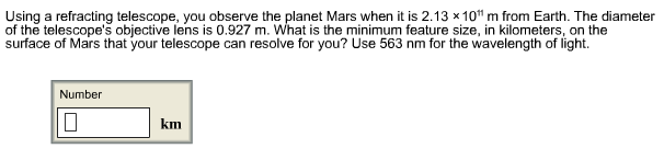 Solved Using a refracting telescope, you observe the planet | Chegg.com