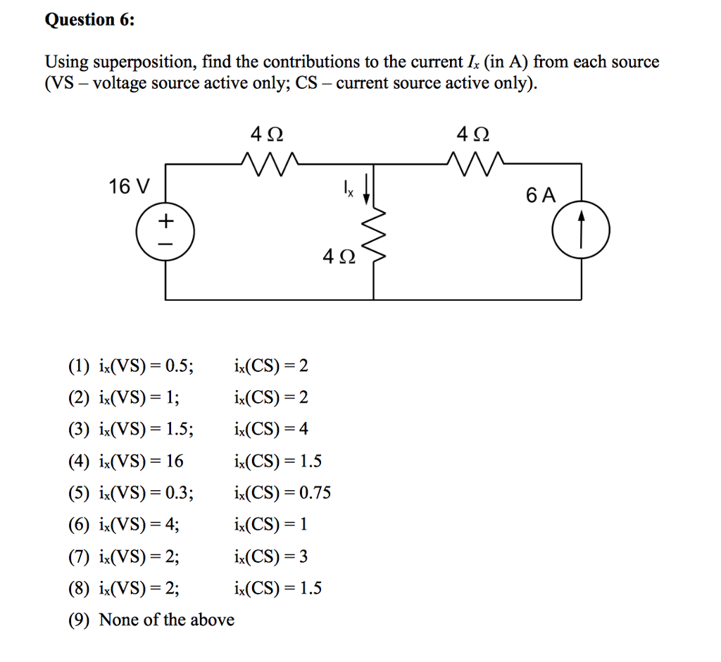 Solved Question 6 Using Superposition Find The