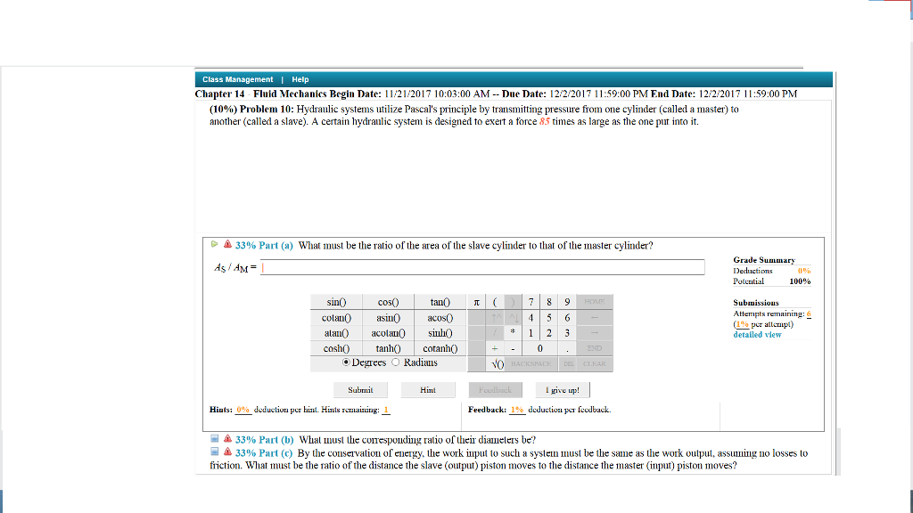 Solved Class Management Help Chapter 14 Fluid Mechanics | Chegg.com