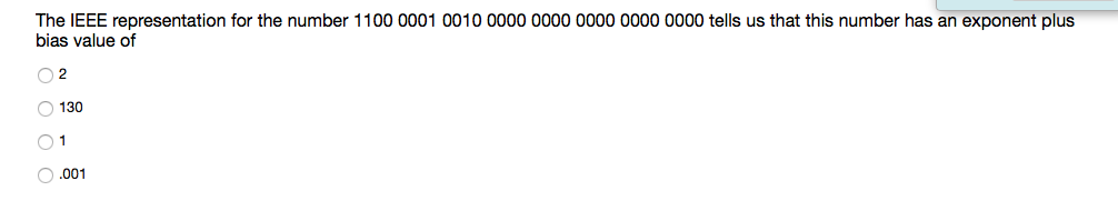 Solved The IEEE representation for the number 1100 0001 0010 | Chegg.com