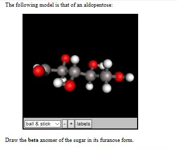 Solved The following model is that of an aldopentose: Draw | Chegg.com