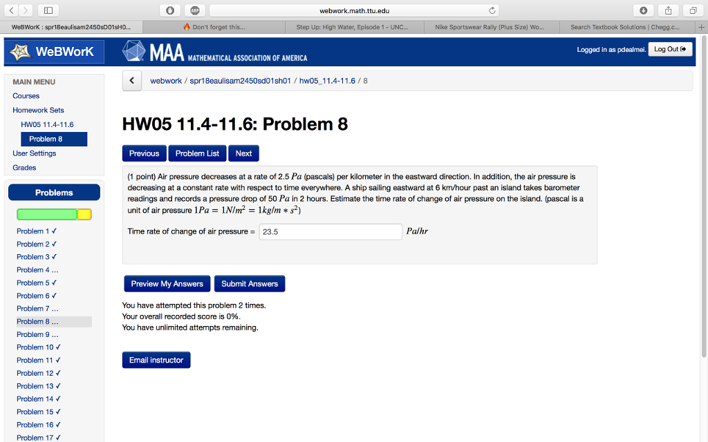 Solved webwork.math.ttu.edu WeBWork: | Chegg.com