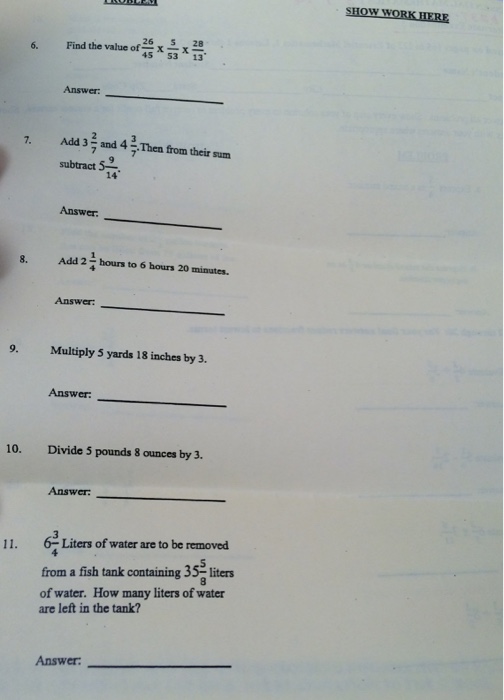 Solved Find the value of 26/45 x 5/53 x 28/13. Answer: 7. | Chegg.com