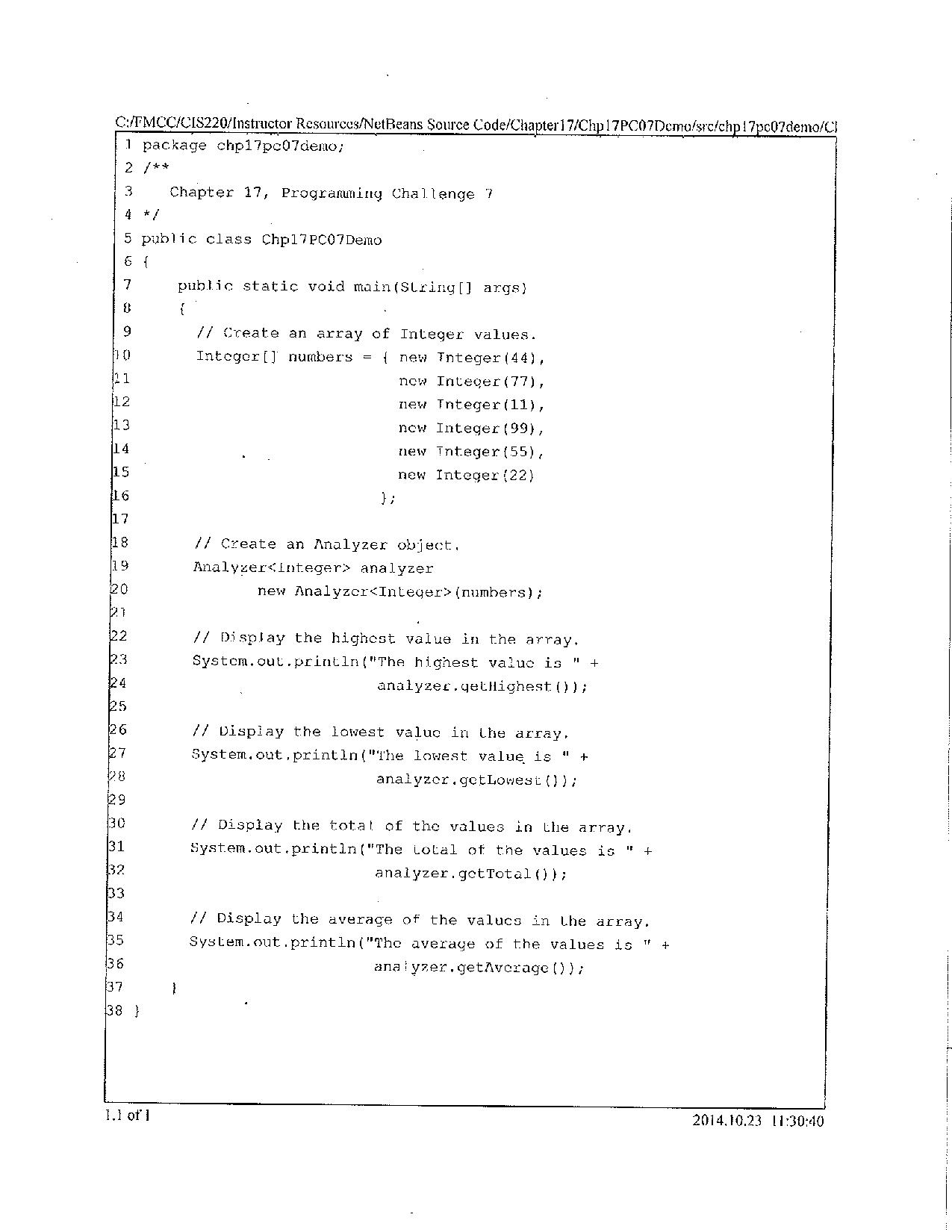 Solved Write A Generic Class With A Type Parameter