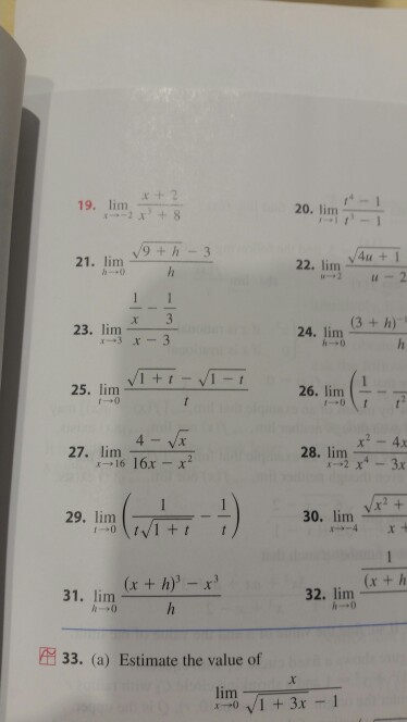Solved calc. 1 help. (calculating limits using the limit | Chegg.com