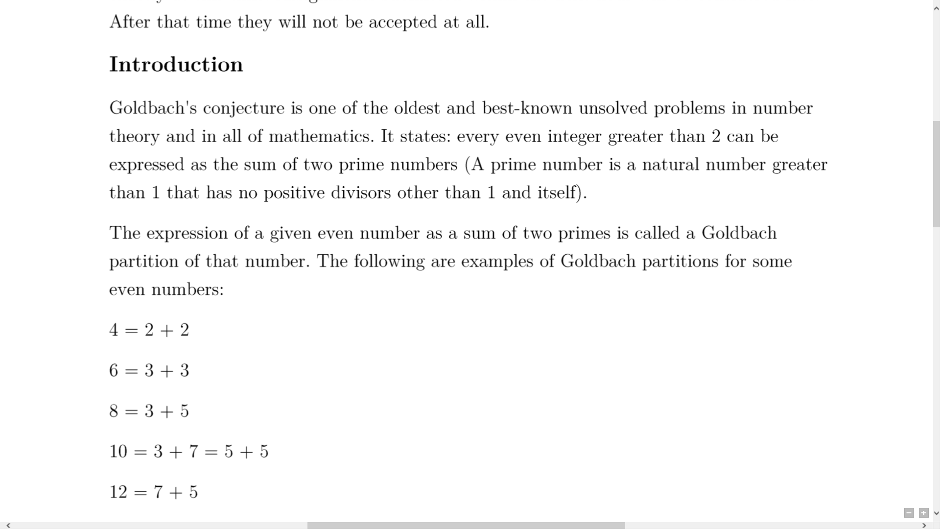 Goldbach's conjecture is one of the oldest and | Chegg.com