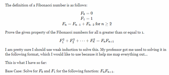 Solved The definition of a Fibonacci number is as follows: | Chegg.com