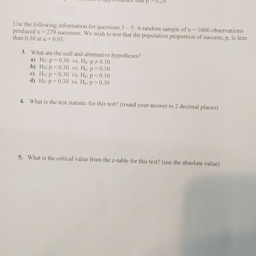 Solved Use the following information for questions 3-5: A | Chegg.com