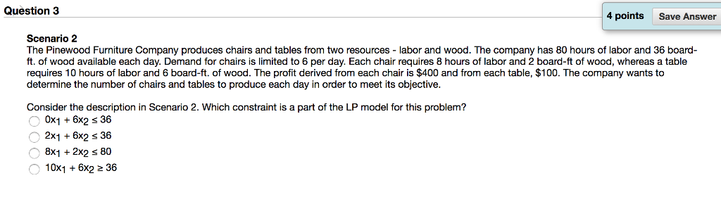 Solved Question 1 Graph 4 Graph 4 10 4 1 2 4 Constraint 1 | Chegg.com