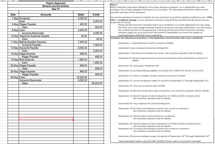 I have completed the first 3 steps in the workbook | Chegg.com