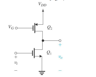 Solved A common-source amplifier has a PMOS as the load as | Chegg.com