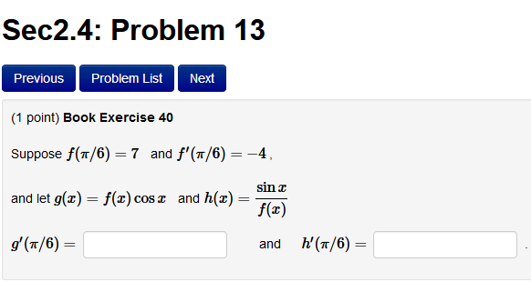 Solved Sec2.4: Problem 13 Previous Problem List Next (1 | Chegg.com