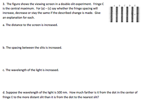 Solved 3. The figure shows the viewing screen in a | Chegg.com