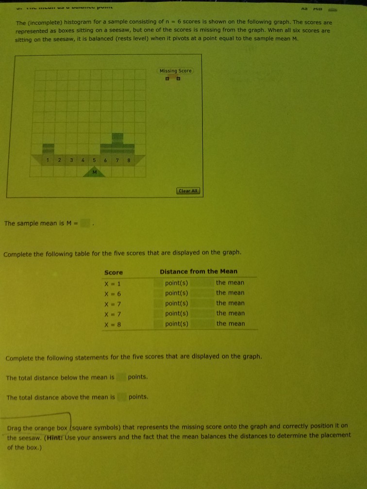 Solved The (incomplete) histogram for a sample consisting of | Chegg.com