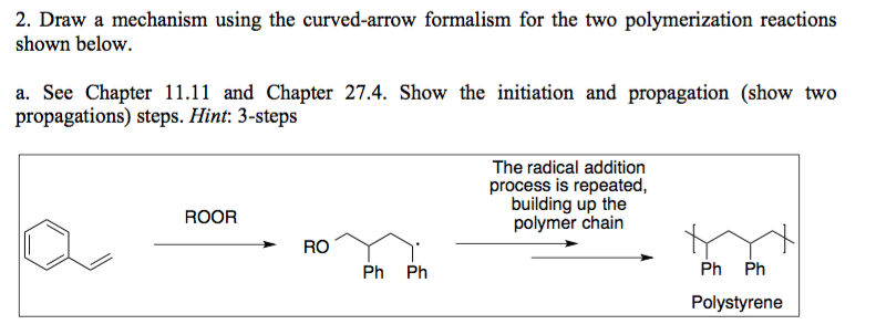 Solved Draw a mechanism using the curved-arrow formalism | Chegg.com