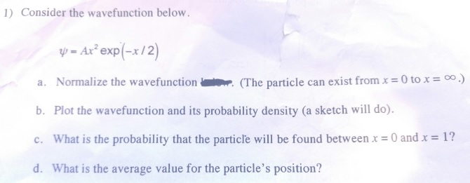 Solved I think I got the answers for a-c but for part d | Chegg.com
