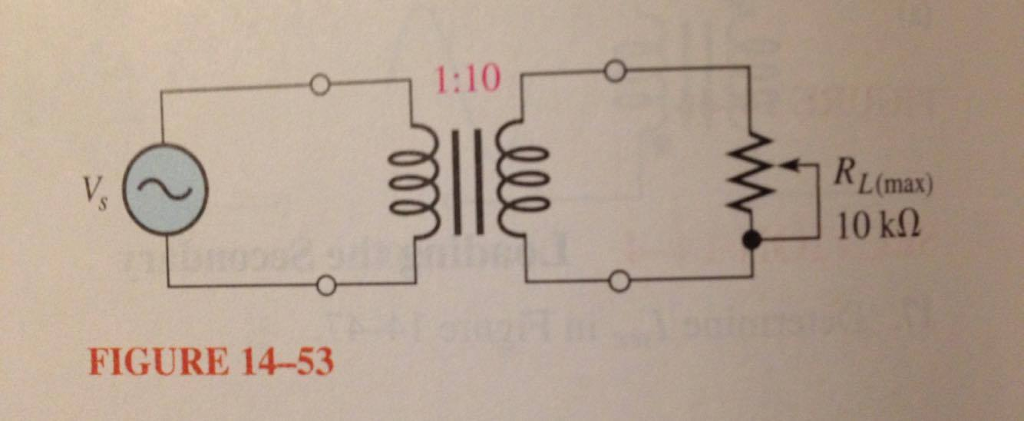 Solved Plot the power curve for values of RL in figure 14-53 | Chegg.com