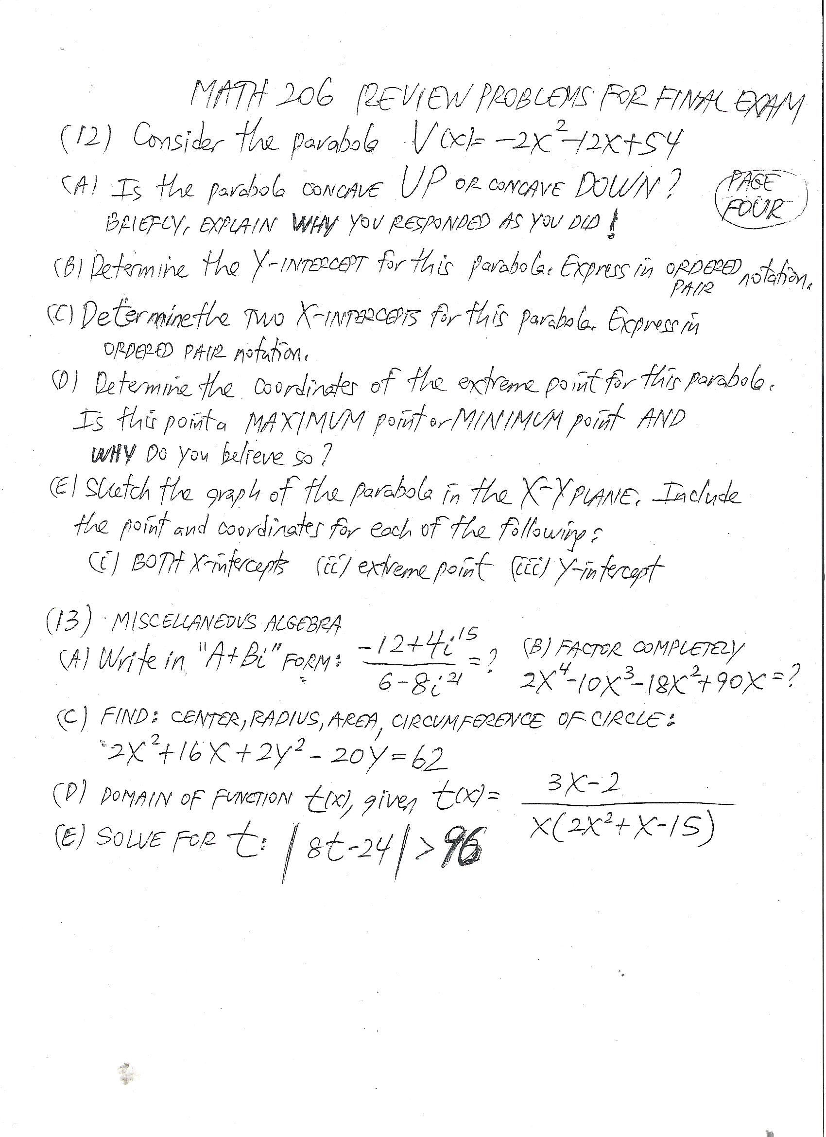 Solved Determine the EXACT numerical value of EACH of the | Chegg.com