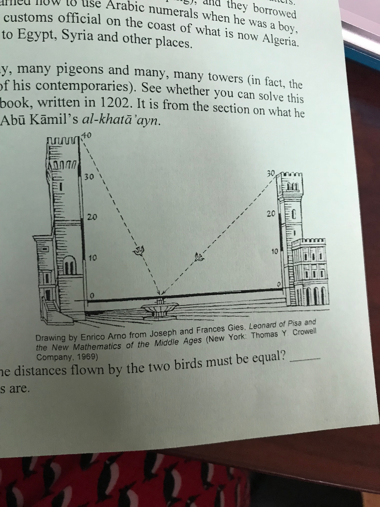 base of short tower (feet) fountain to top of short | Chegg.com