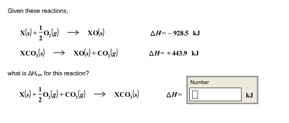 Solved Given these reactions. what is delta Hrxn, for this | Chegg.com
