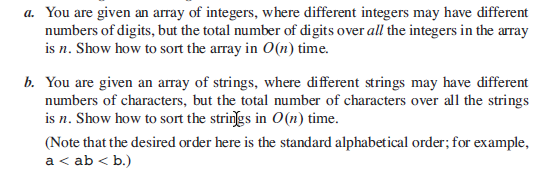 Solved You are given an array of integers, where different | Chegg.com