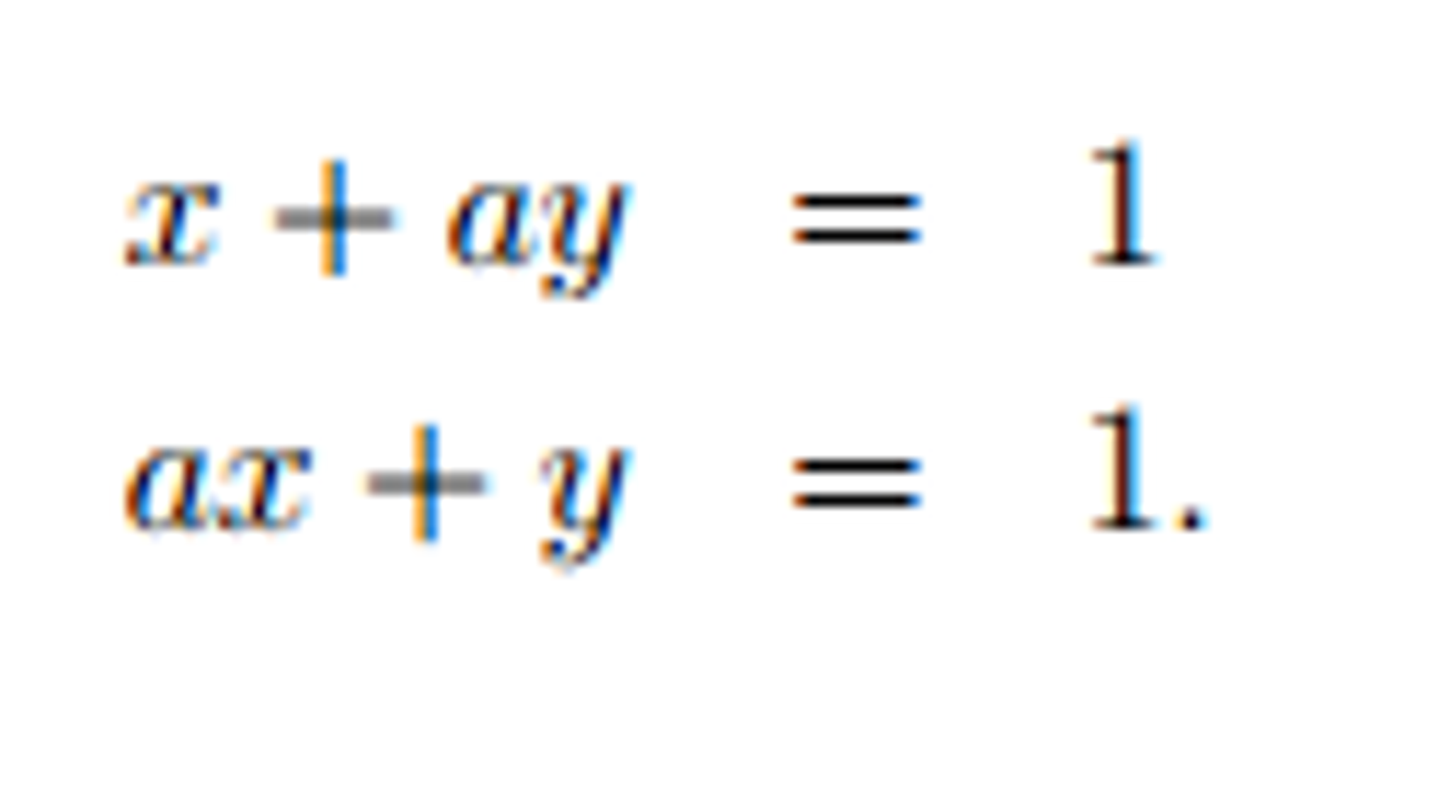 Solved Decide for what values of a, the equationsystem below | Chegg.com Solved Decide for what values of a, the equationsystem below | Chegg.com