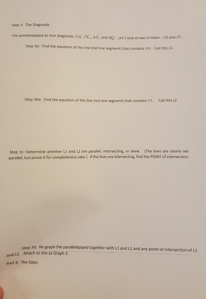 Solved Step 1: Pick three non-collinear points C: 1. 2. 3. | Chegg.com