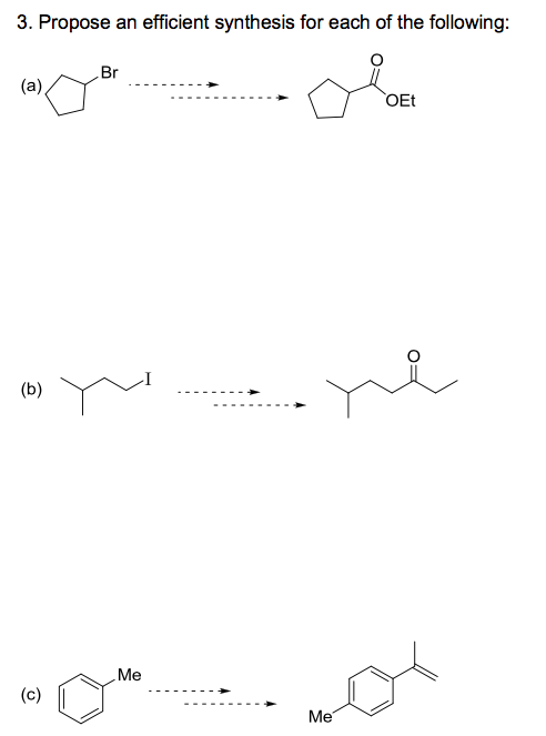 Solved Propose an efficient synthesis for each of the | Chegg.com Solved Propose an efficient synthesis for each of the | Chegg.com