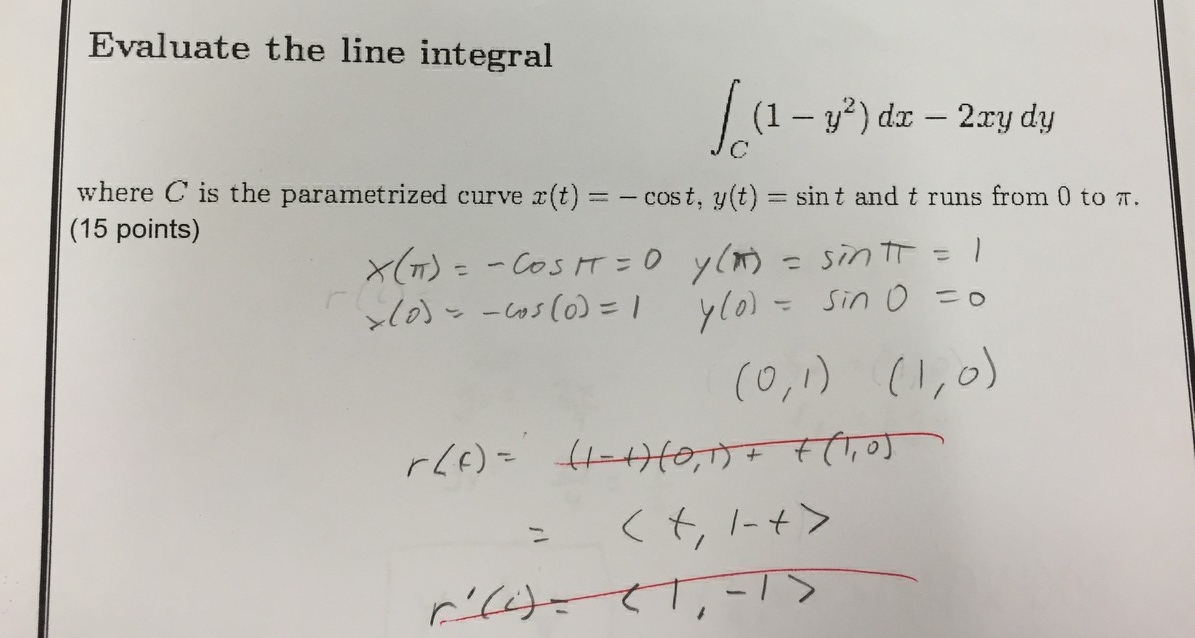 Solved Evaluate the line integral integrate c (1 ? y^2) dx ? | Chegg.com Solved Evaluate the line integral integrate c (1 ? y^2) dx ? | Chegg.com