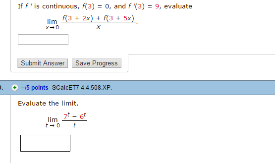 Solved If f ' is continuous, f(3) = 0, and f'(3) = 9, | Chegg.com