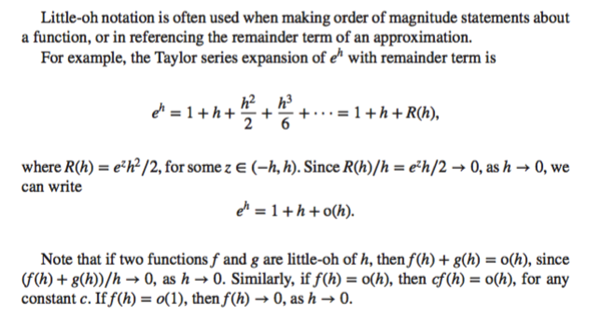 Solved Poisson Process: Little-oh notation is often used | Chegg.com