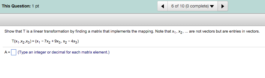 Solved Show that T is a linear transformation by finding a | Chegg.com